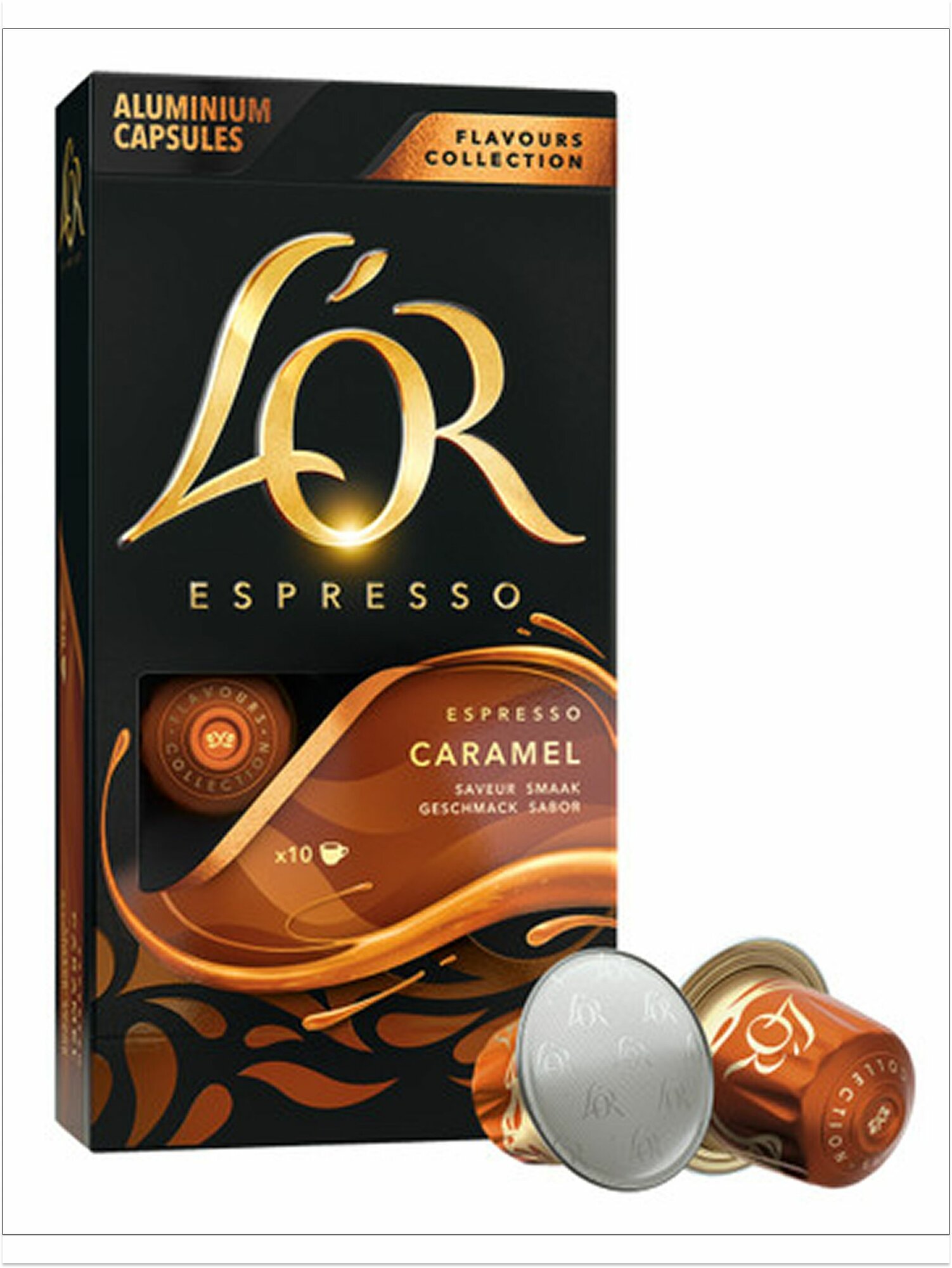 Кофе Lor Espresso Caramel капсулы 10шт, 52г