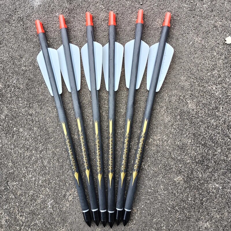 Болты для арбалета Yezelieying, 12 шт, 7,5 дюйма Серый, White