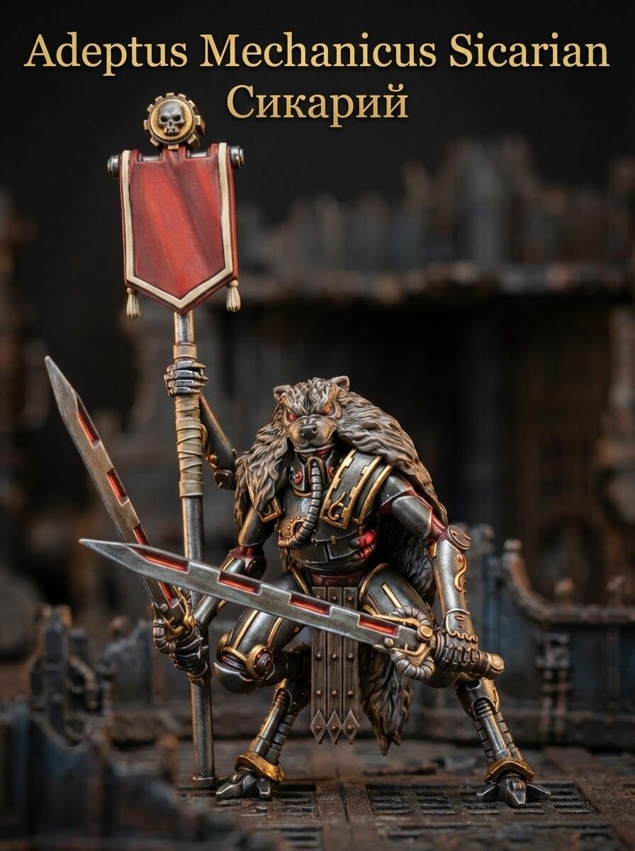 Adeptus Mechanicus Sicarian Сикарий миниатюра