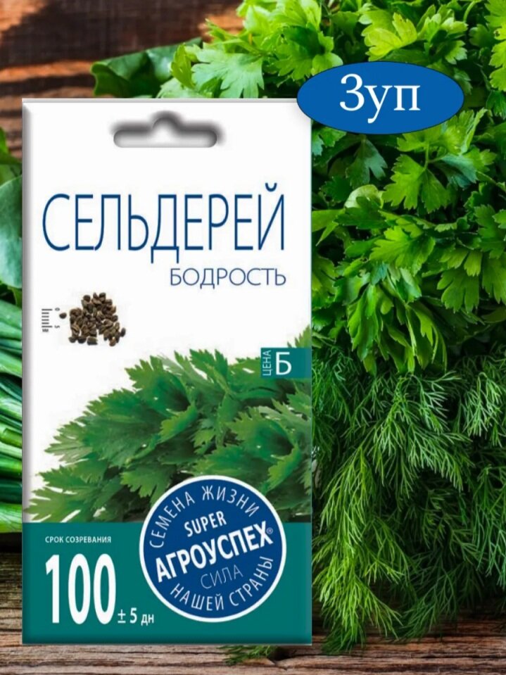 Семена сельдерей" бодрость" 3 упаковки Агроуспех