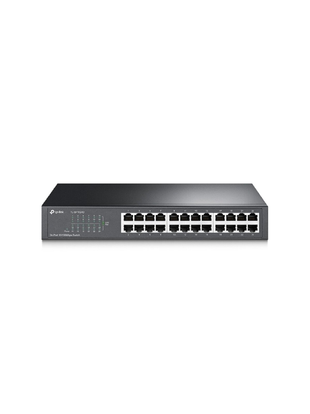 TP-Link TL-SF1024D Коммутатор с 24 портами 10/100 Мбит/с для размещения на столе или в стойке