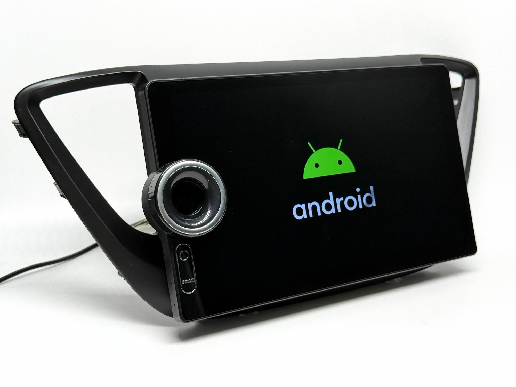 Магнитола 8-core 4/64 ГБ Hyundai Solaris 2 черная 2017-2022 RGB-подсветкой и крутилкой