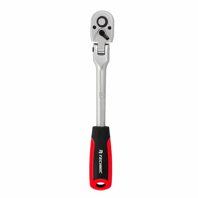 Трещотка шарнирная TECHNIC CrV, 3/8", 45 зубцов RUNTEC RT-H38R45FT