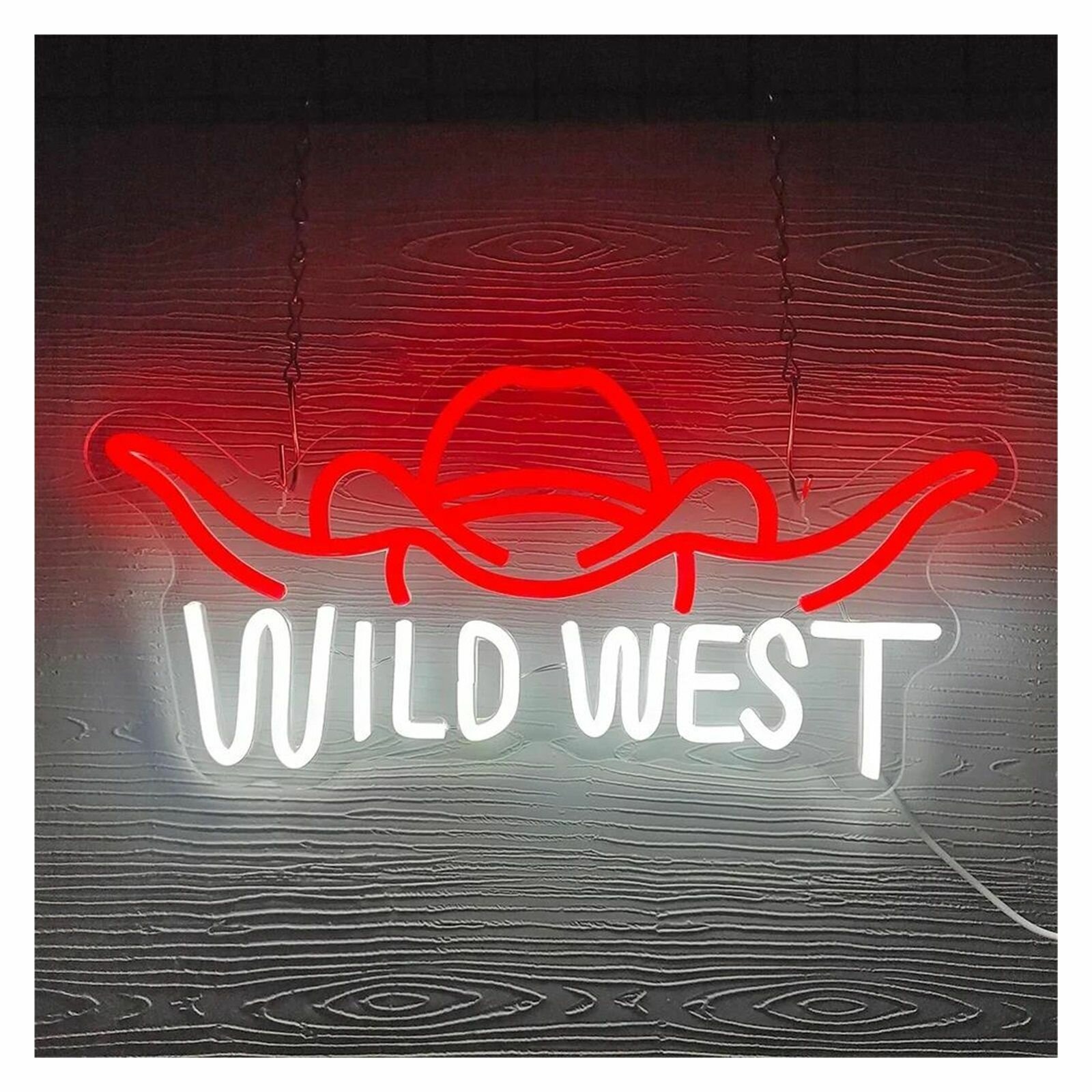 Wild West Декор Неоновой Вывески 40,5смx20см