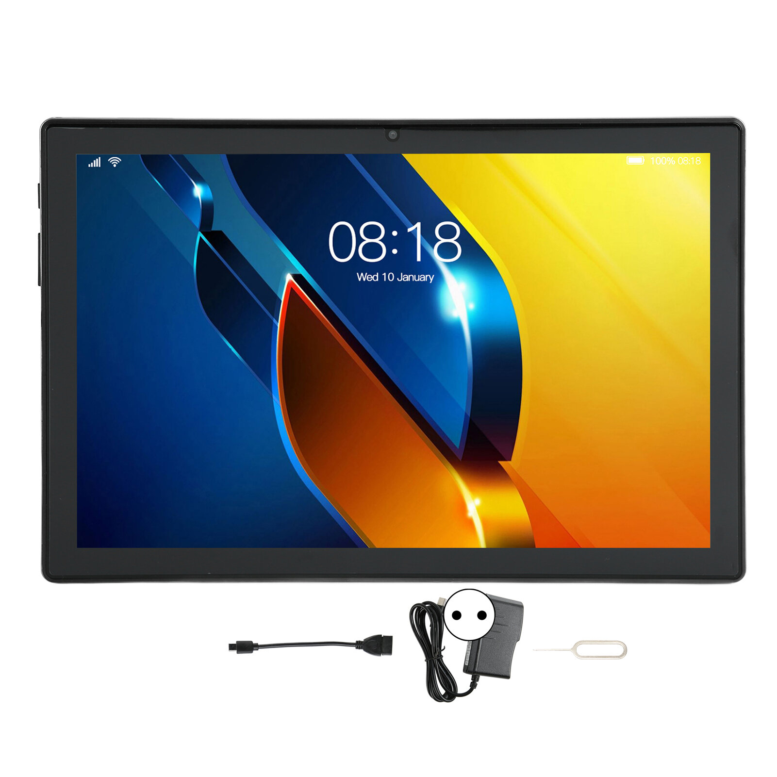 Планшет 10 Android 11, серый, 8ядерный, 6/128 ГБ, IPS 1920x1200, 4G, звонки, WiFi 2.4G/5G, зарядка 1