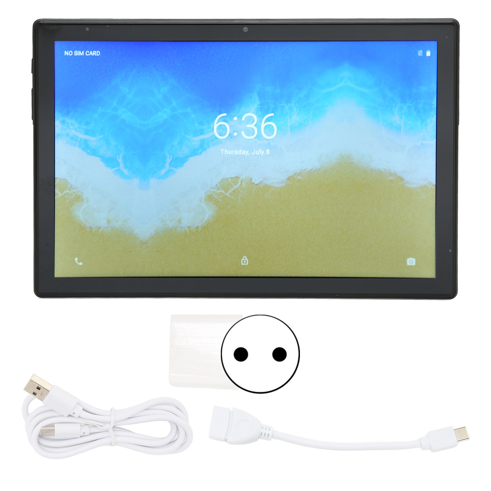 Планшет 10.1 дюймов: 4 ГБ ОЗУ, 128 ГБ ПЗУ, Bluetooth 5.0, 8ядерный CPU, WiFi 5 ГГц, 7000 мАч, Androi