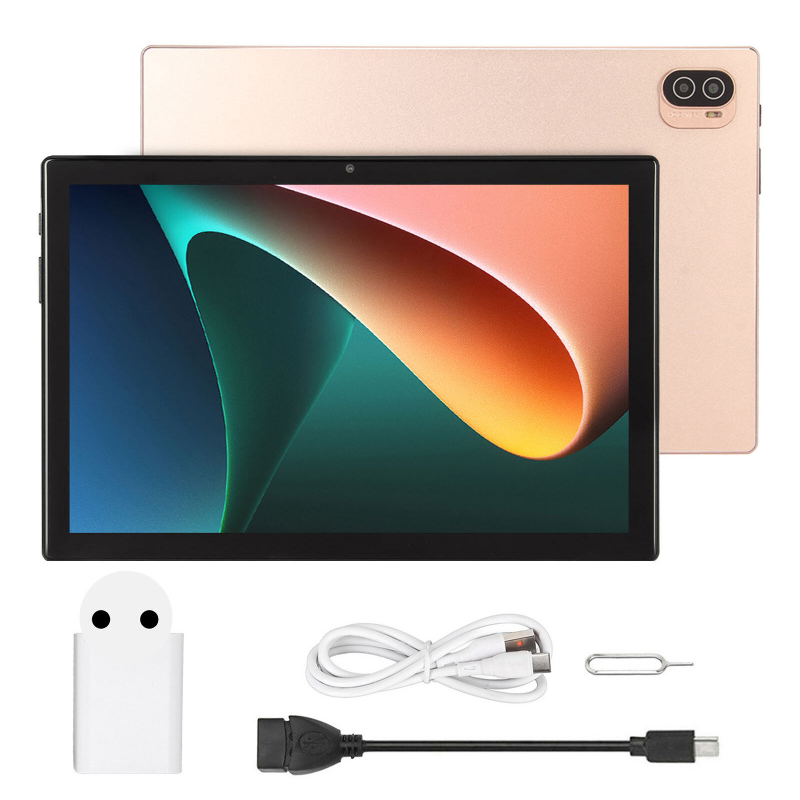 Планшет 10,1 дюйма, Android 12.0, 8ядерный CPU, 8 ГБ ОЗУ, 256 ГБ ПЗУ, 5G WiFi, поддержка 4G, 1960x10