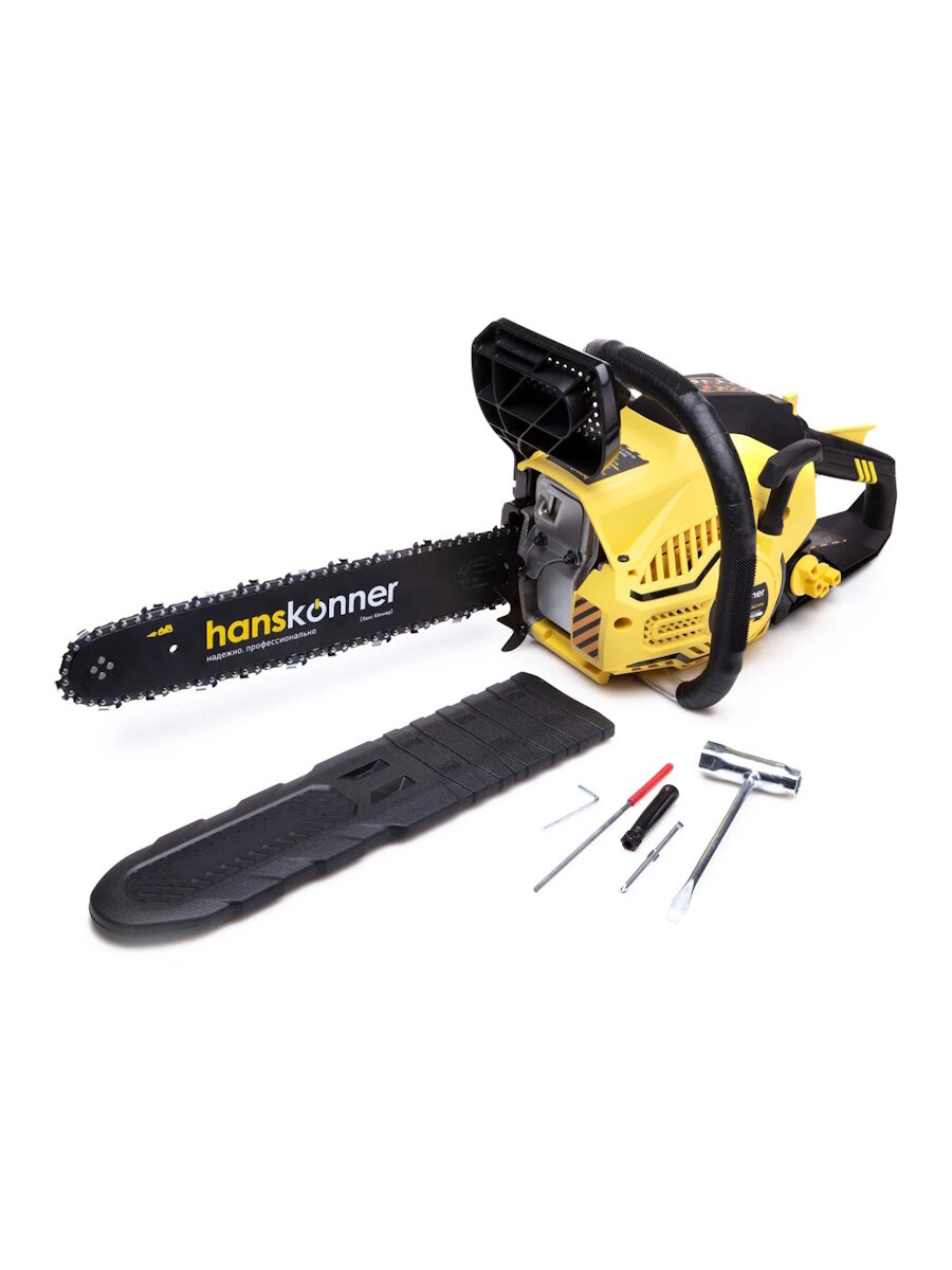 Пила цепная бензиновая Hanskonner HGC1416 1400 Вт/1,9 лс, 11500 об/мин