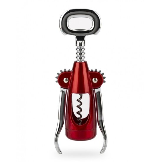 Штопор двухрычажный Attribute GADGET VIVA Chrome красный металлик 23см