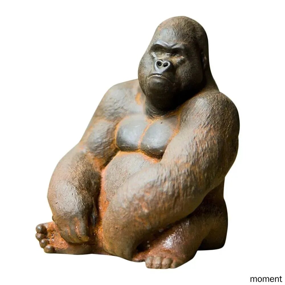Статуэтка Gorilla Assorted Color, высота 8.91 см, длина 11.07 см, металл