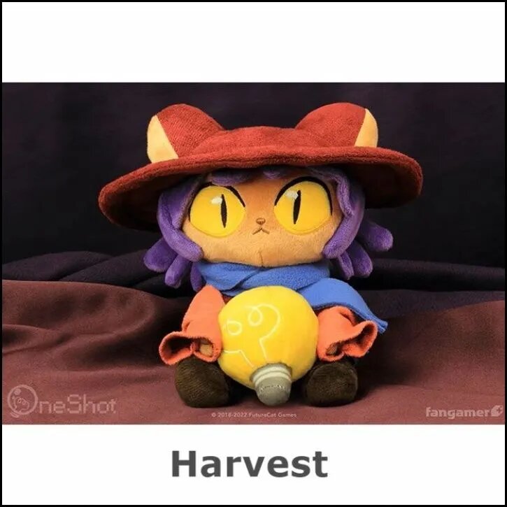Fangamer Мягкая игрушка OneShot Niko Plush 16cm Фиолетовый Мягкий плюш Для детей