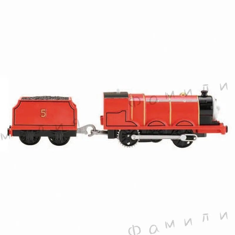 Thomas & Friends TrackMaster James Motorized Engine Паровоз красный — фото 1