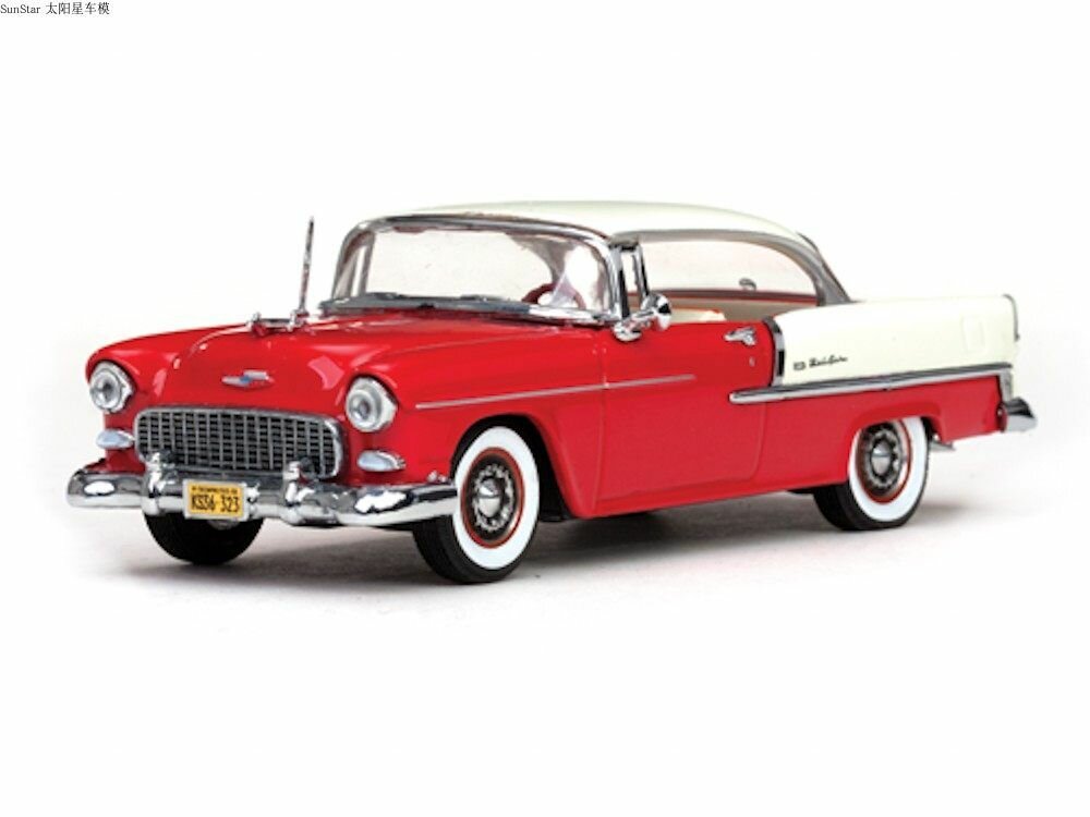 1/43 Модель автомобиля Vitesse из литого металла 1955 Chevrolet Corvette Bel Air 36320