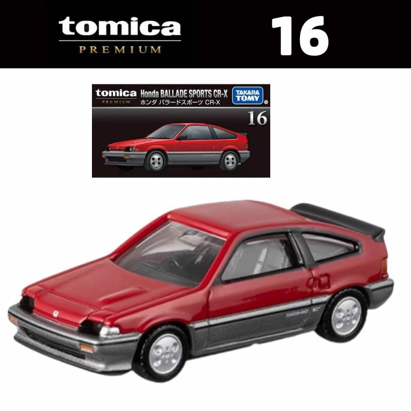 TAKARA TOMY Tomica Диекаст Литая машинка Модель автомобиля (TP16Хонда CR-X)