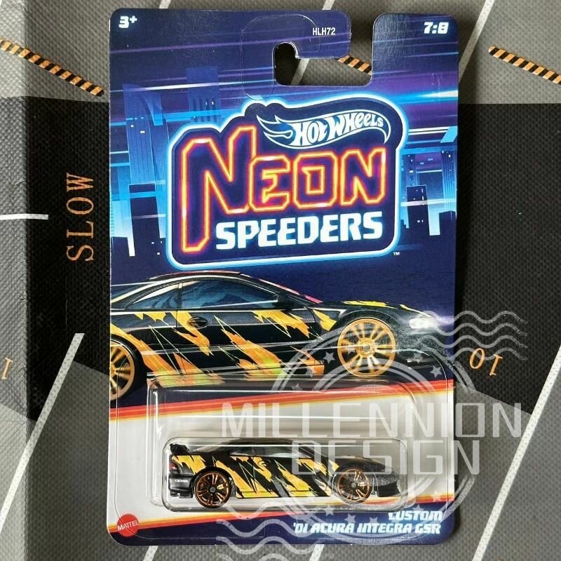 Hot Wheels 1:64 Neon Flyers Ретро Автоклуб(7-Хонда GSR)