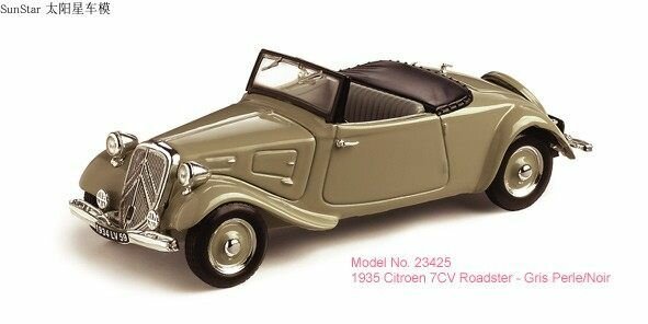 Vitesse Sunstar Модели автомобилей из литого под давлением сплава в масштабе 1:43 Citro n DS19, DS21, 2CV, 7CV