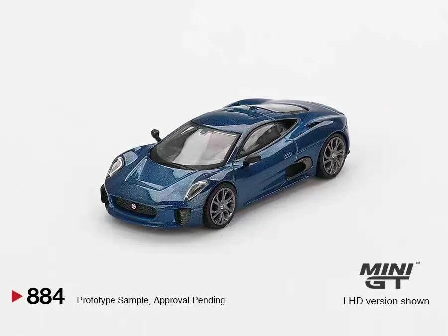 TSM-MINIGT Модель машины 1:64 литая модель игрушки(MINIGT884-JAGUAR C-X75)