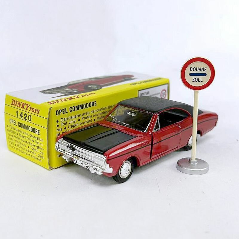DINKY TOYS 1/43 Opel Commodore Coup Литая винтажная модель автомобиля