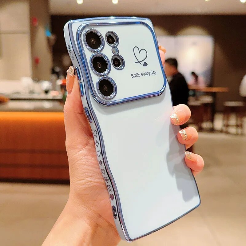 Чехол для Samsung Galaxy A56 Blue с защитой камер