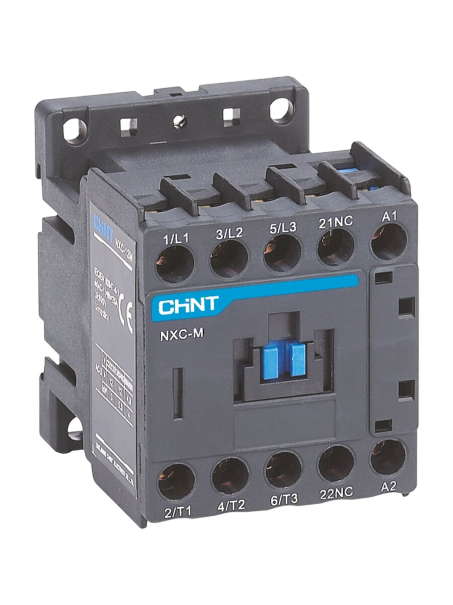Контактор чинт (CHINT) NXC-09M10 трехполюсный 9А 220В/АС3 1НО 50Гц (R) 836576
