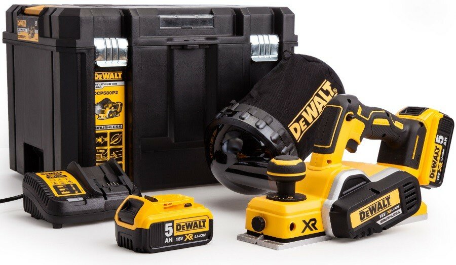 Аккумуляторный рубанок DeWalt DCP580NT (без аккумулятора и зарядного устройства)