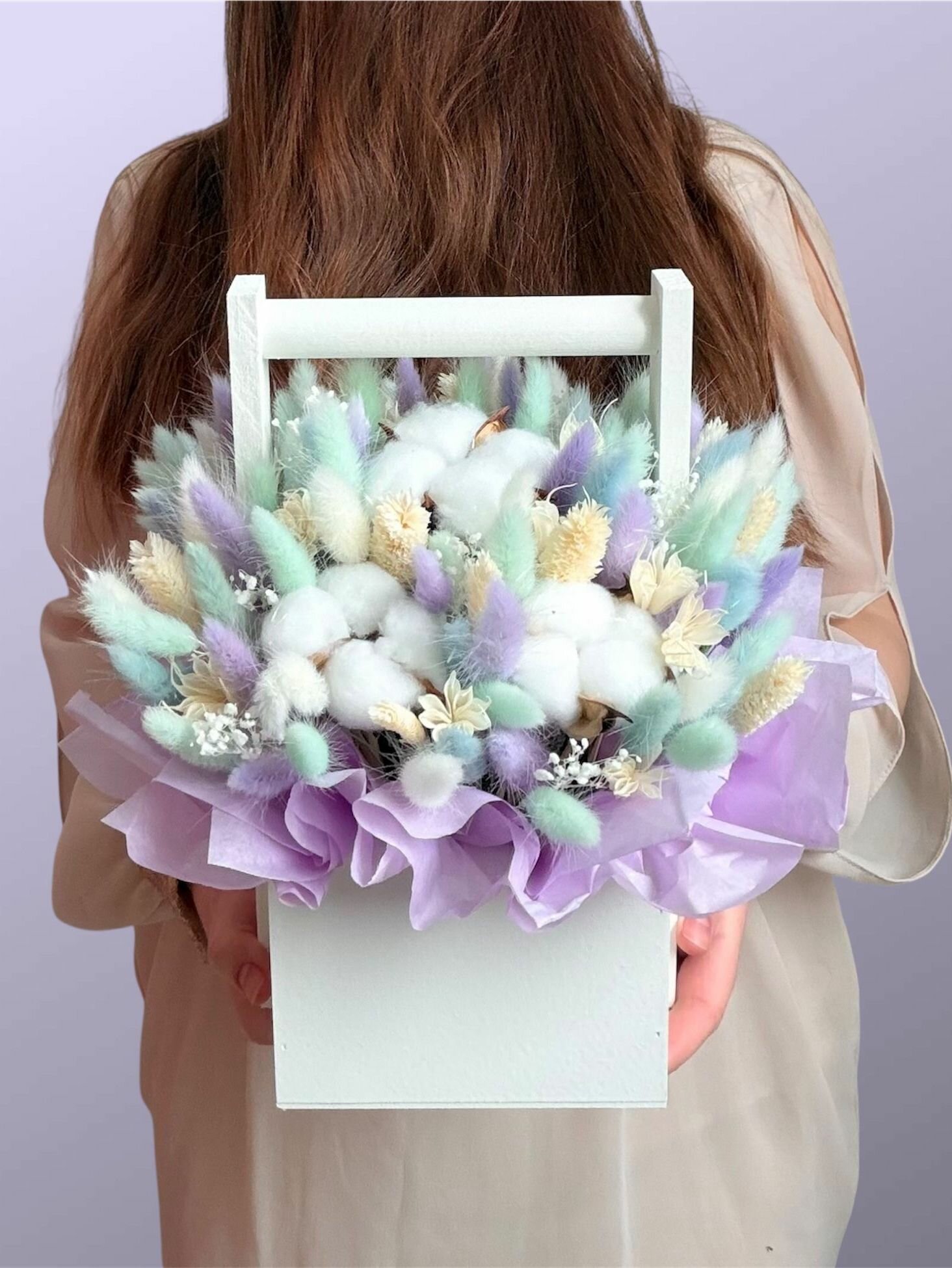 Лагурус букет 114