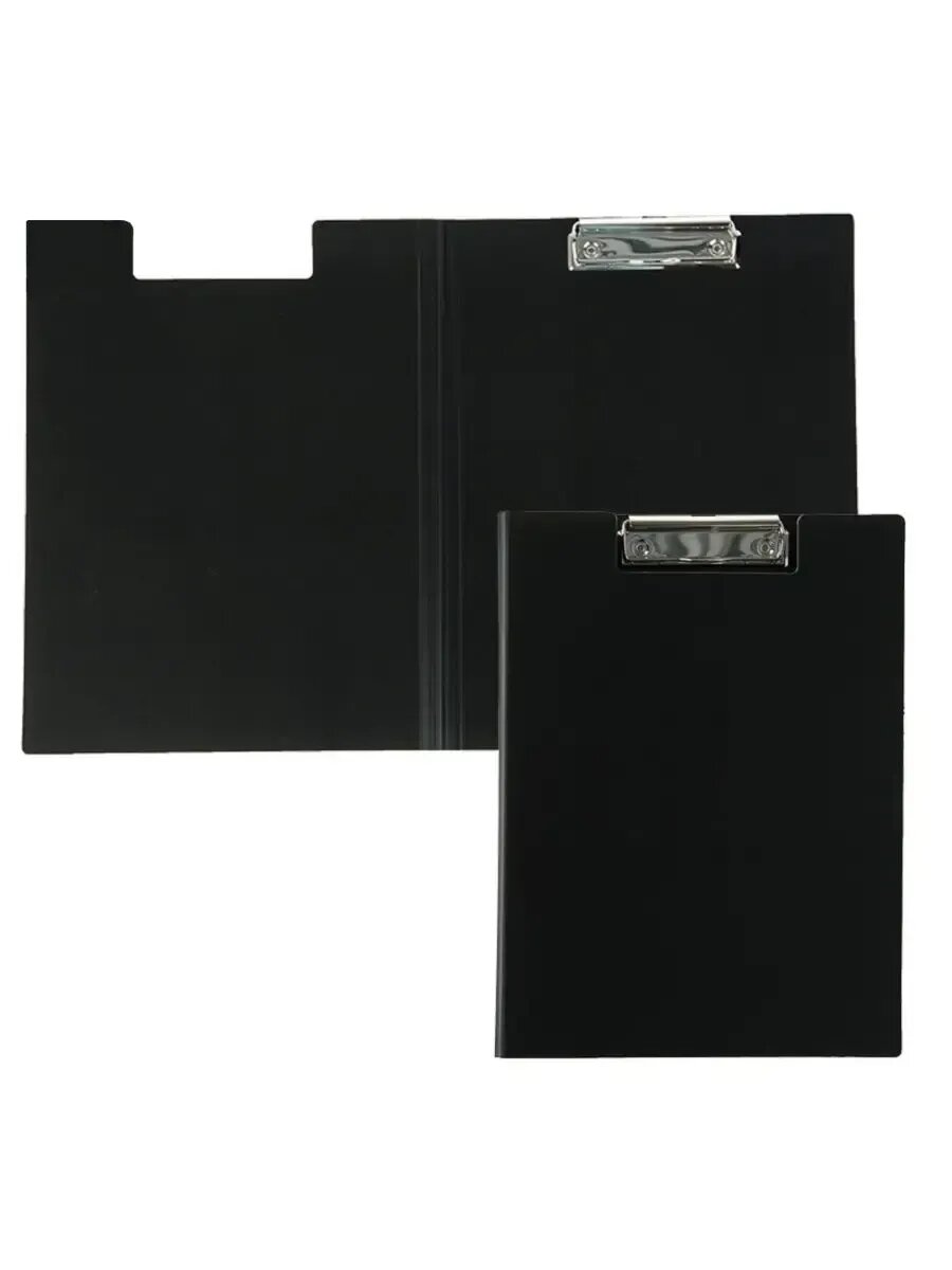 Папка-планшет A4 с крышкой, с зажимом