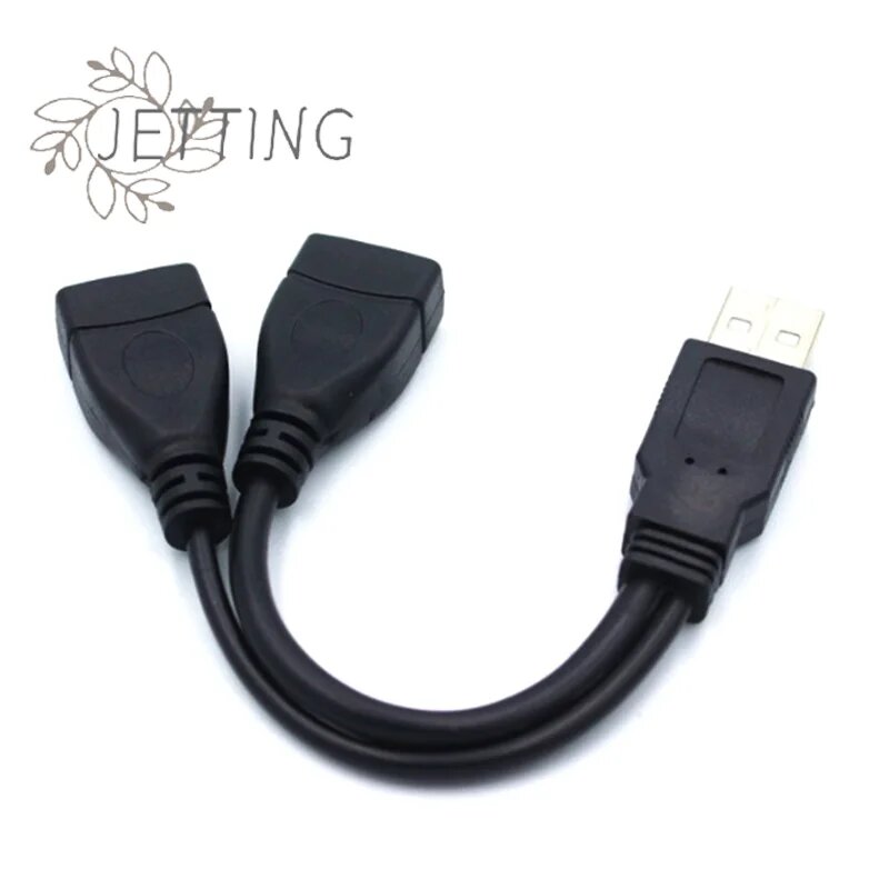 Разветвитель USB 2.0 1 male to 2 female, 30cm