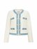 Куртка WEILL Tweed denim jacket, размер 42, разноцветный