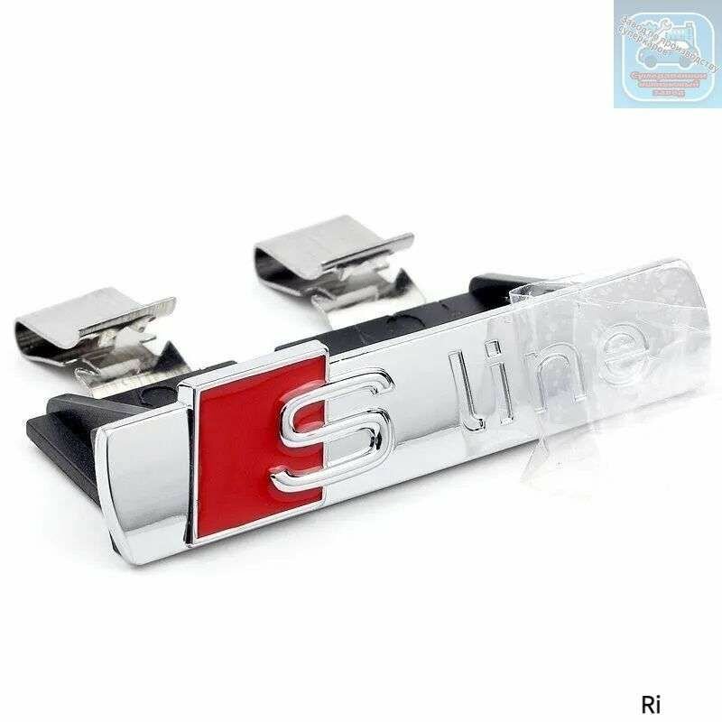 Эмблема решетки радиатора S Line Ауди Audi