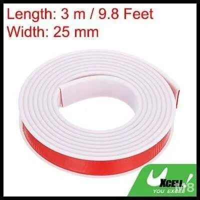 Кромка мебельная клеевая 3 м х 25 мм Красная ПВХ U-образная для ДСП, ДВП, столешниц