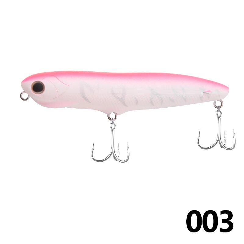 D1 Fishing Topwater Pencil Lure 110мм DT3010 Розовый, 003