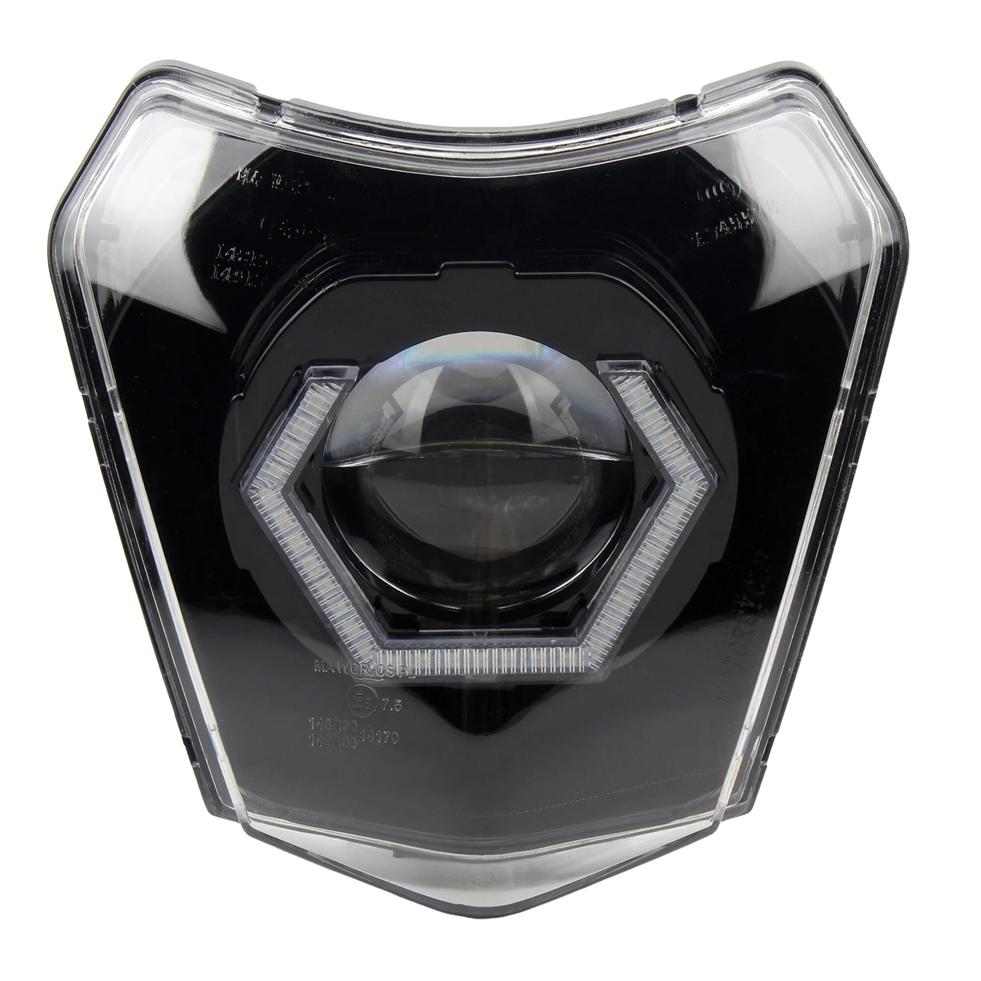 Эндуро Мотокросс Ангельские Глаза Фара Приложение Управление RGB Фара Для KTM EXC SX XC XCW EXCF 125-500 Модифицированный Головной Свет Мотоцикла