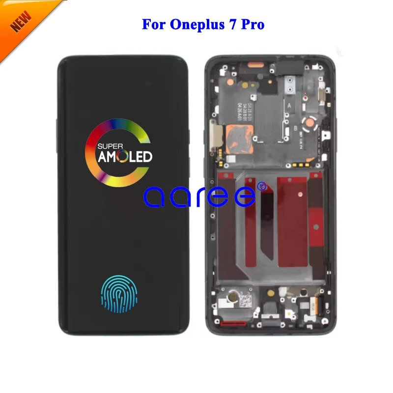 ЖК-экран Oneplus 7 Pro 6.67" Blue With Frame