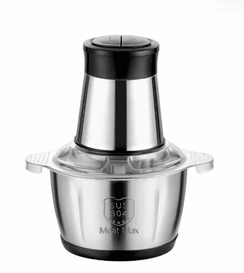 Измельчитель BOSCH 3 в 1 для овощей, зелени с объемом 2 литра, 2 скорости из нержавеющей стали — фото 1