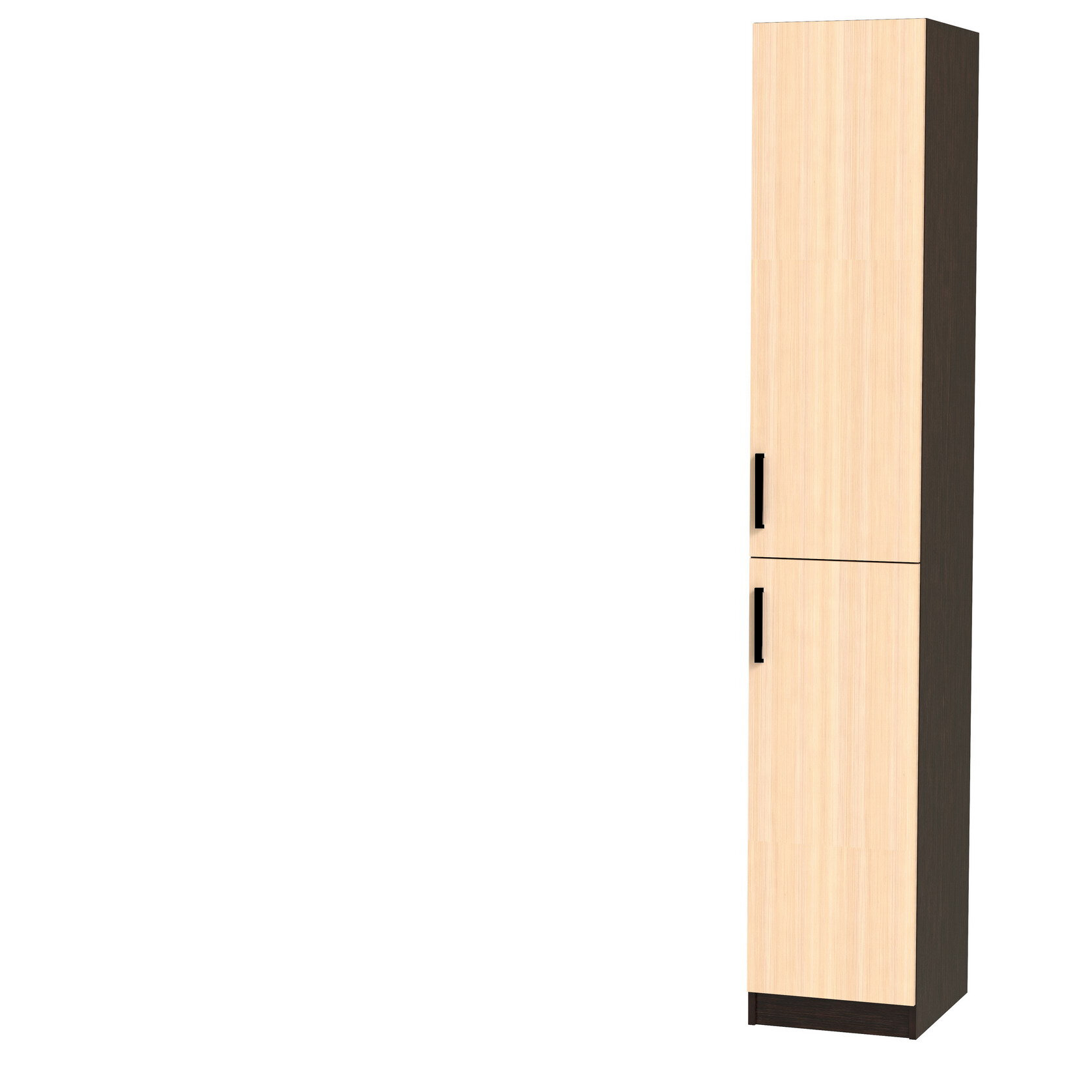 Шкаф-пенал для одежды ШК-1/3М ЛДСП/Феникс М-2 40/210/52 Венге/Дуб молочный