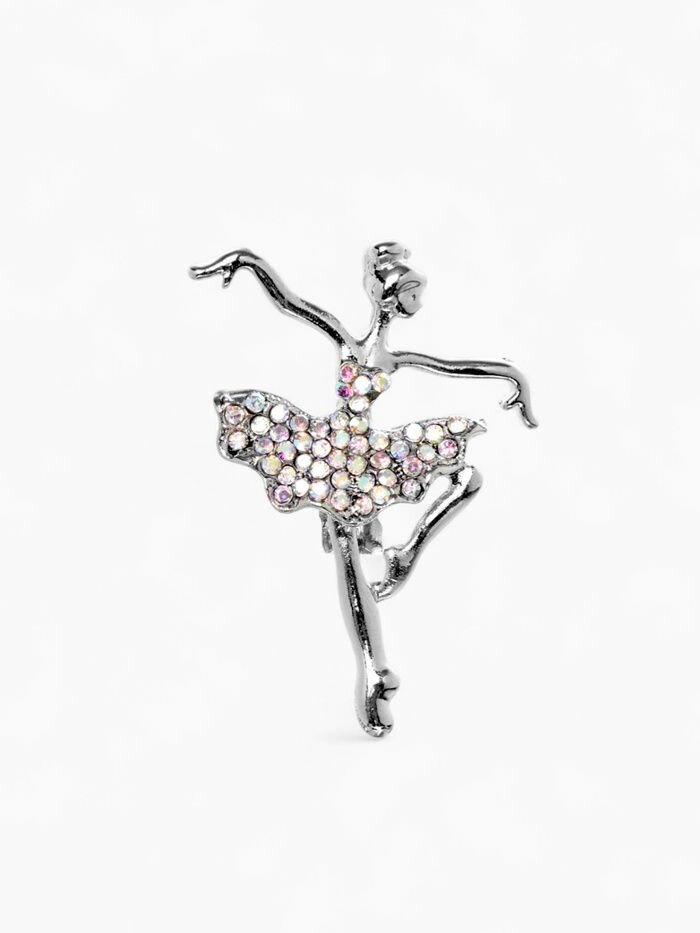 Брошь, стразы