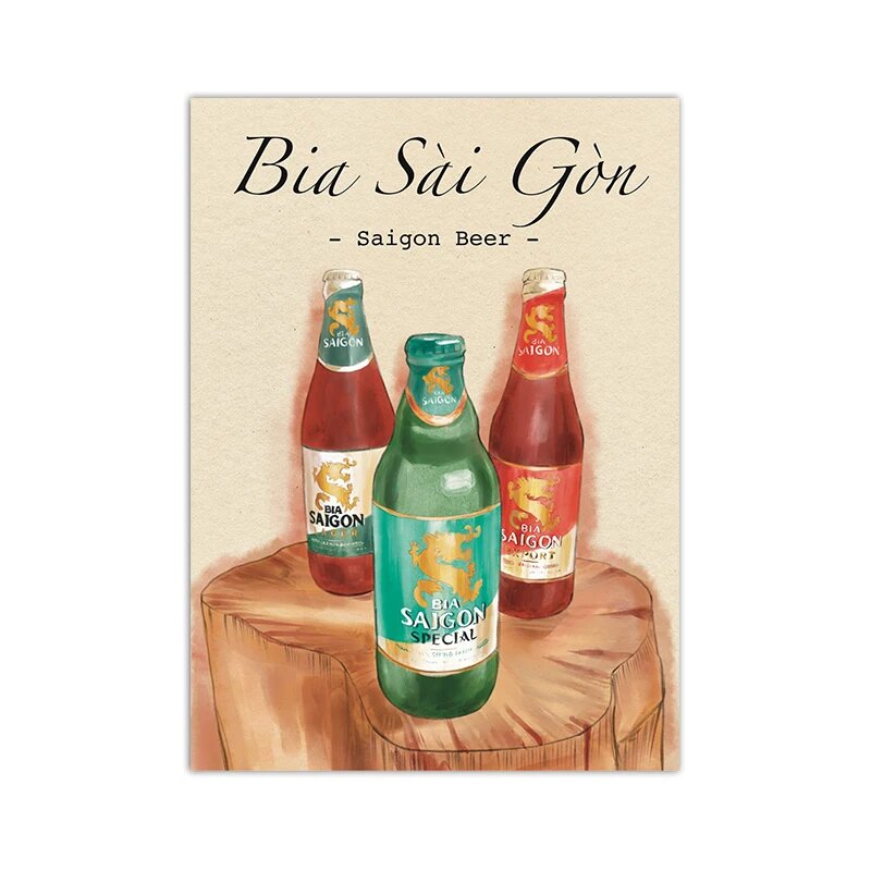 Bia Saigon Beer, 3 бутылки, Vietnam