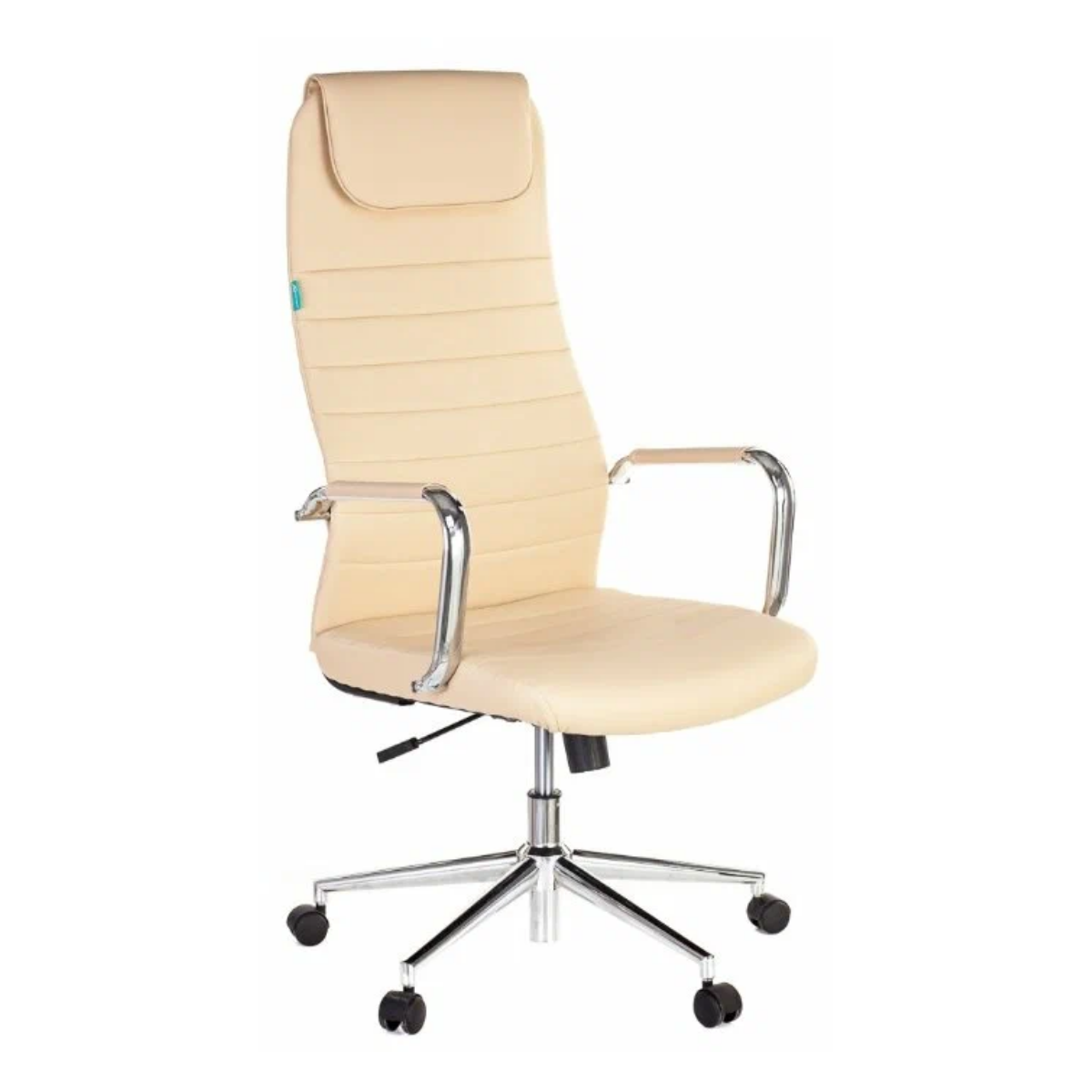 Кресло офисное Бюрократ KB-9N/ECO/OR-12 бежевый, экокожа, выдерживает до 120кг