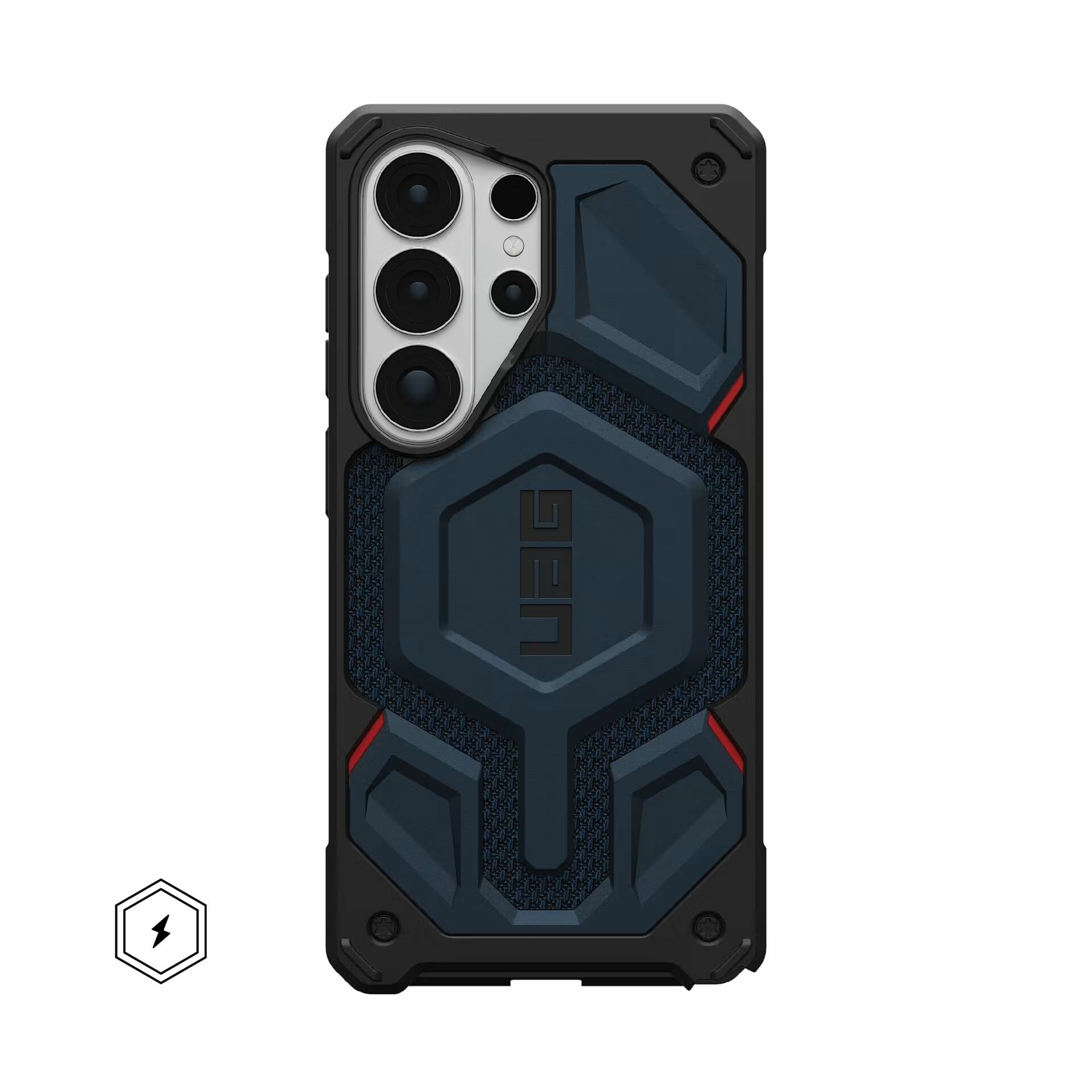 Чехол Uag Monarch PRO для Samsung Galaxy S26 Ultra совместим с MagSafe, цвет синий (Kevlar-Mallard)