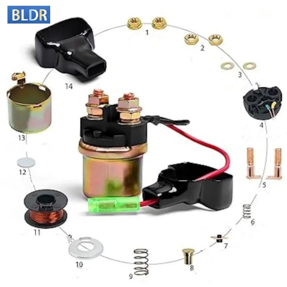 Электрическое реле-соленоид зажигания 12В 1200CC для мотоциклов YAMAHA TDM 850 VMX1200 V-MAX 1200 Vmax 1200 VMX 1200