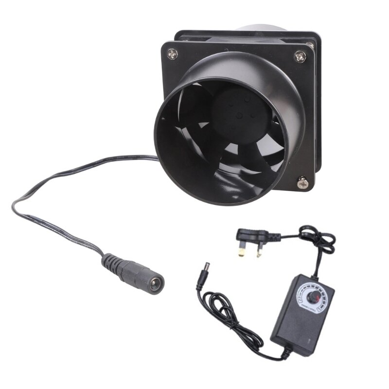 Вытяжной Вентилятор 80 мм 12V 0.4A Комплект Вытяжного Вентилятора для Пайки Вытяжной Вентилятор с Регулировкой Скорости Для Нагрева