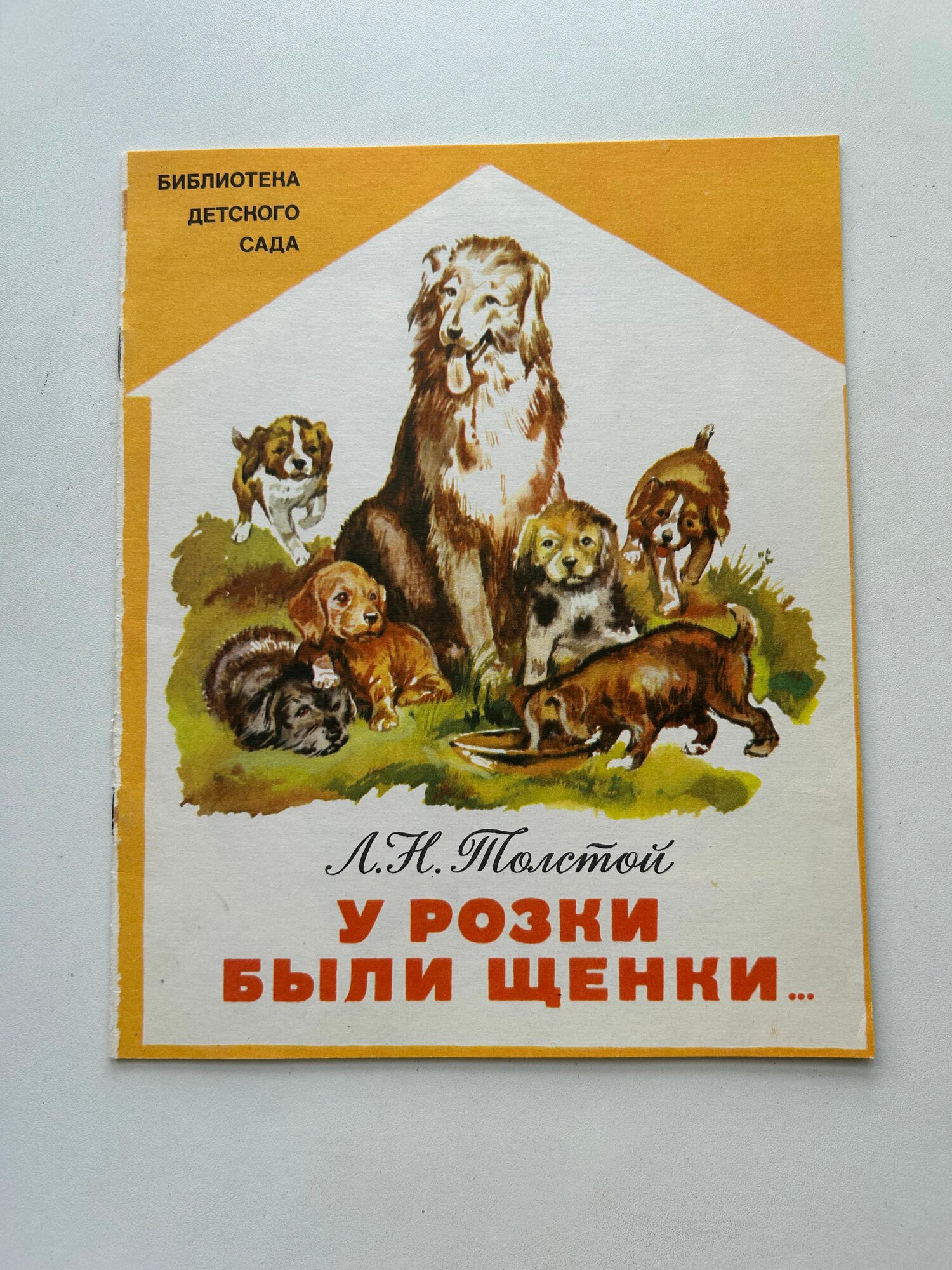 Книга У Розки были щенки Рассказы из Новой азбуки . Художник Т. Морковкина. Из серии Библиотека детского сада . Издание 1983 года