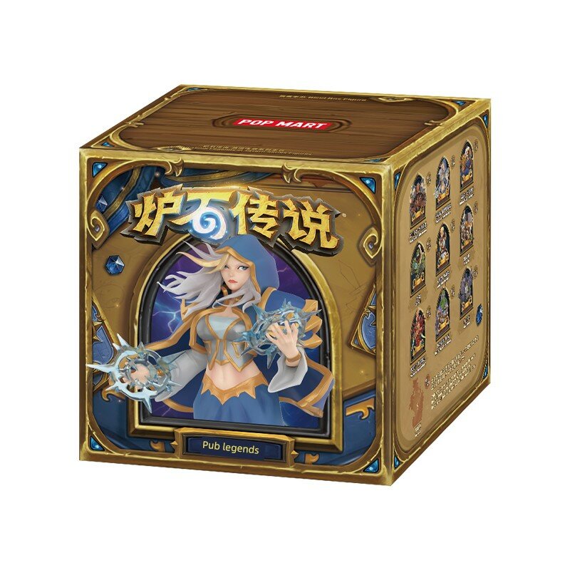 POP MART Hearthstone Tavern Legend Series Случайная кукла в слепом ящике, коллекционная игрушка для подарка, 1 шт.