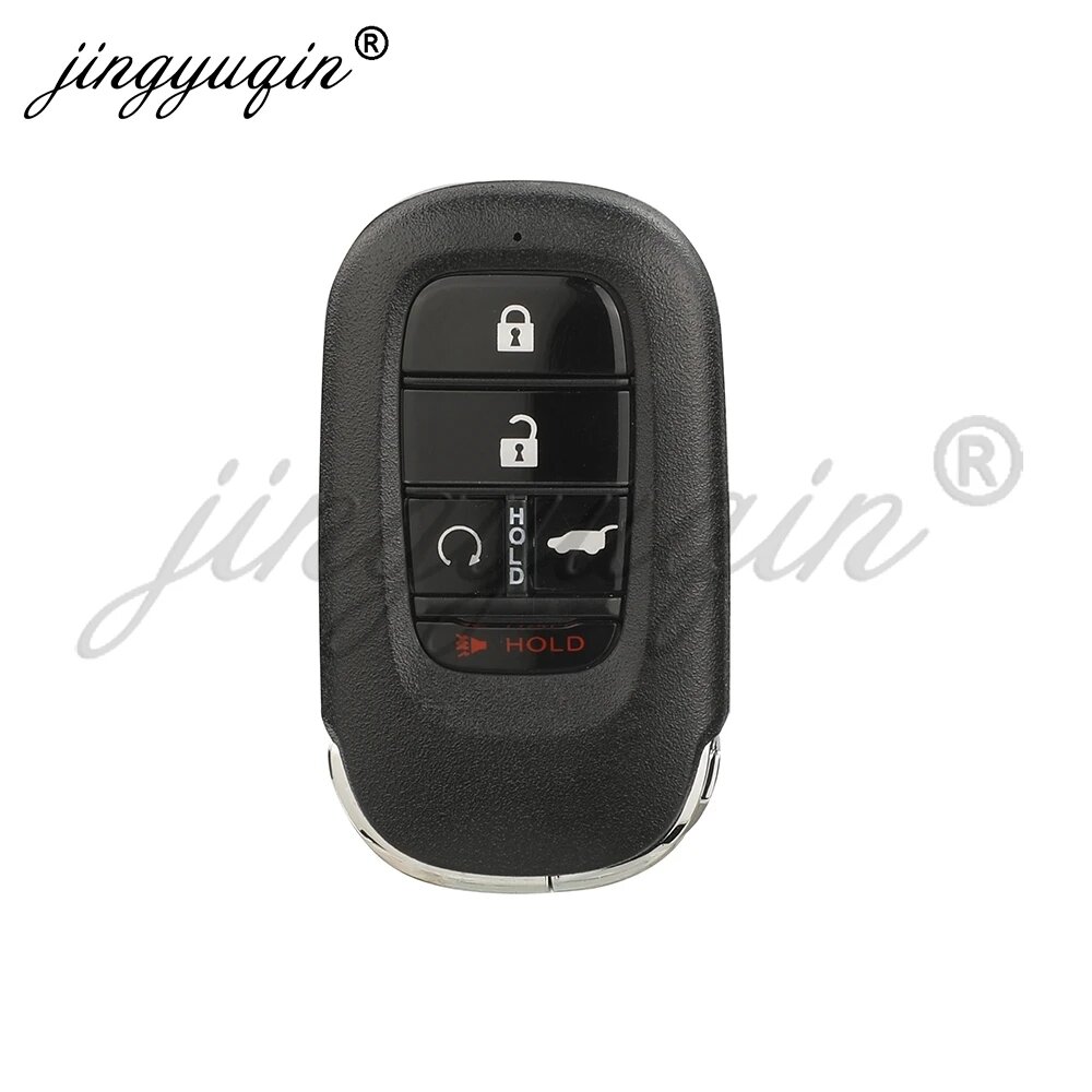 Чехол для ключа Honda Accord CR-V HR-V Pilot Civic 2022-2024, 5 кнопок, SUV, черный