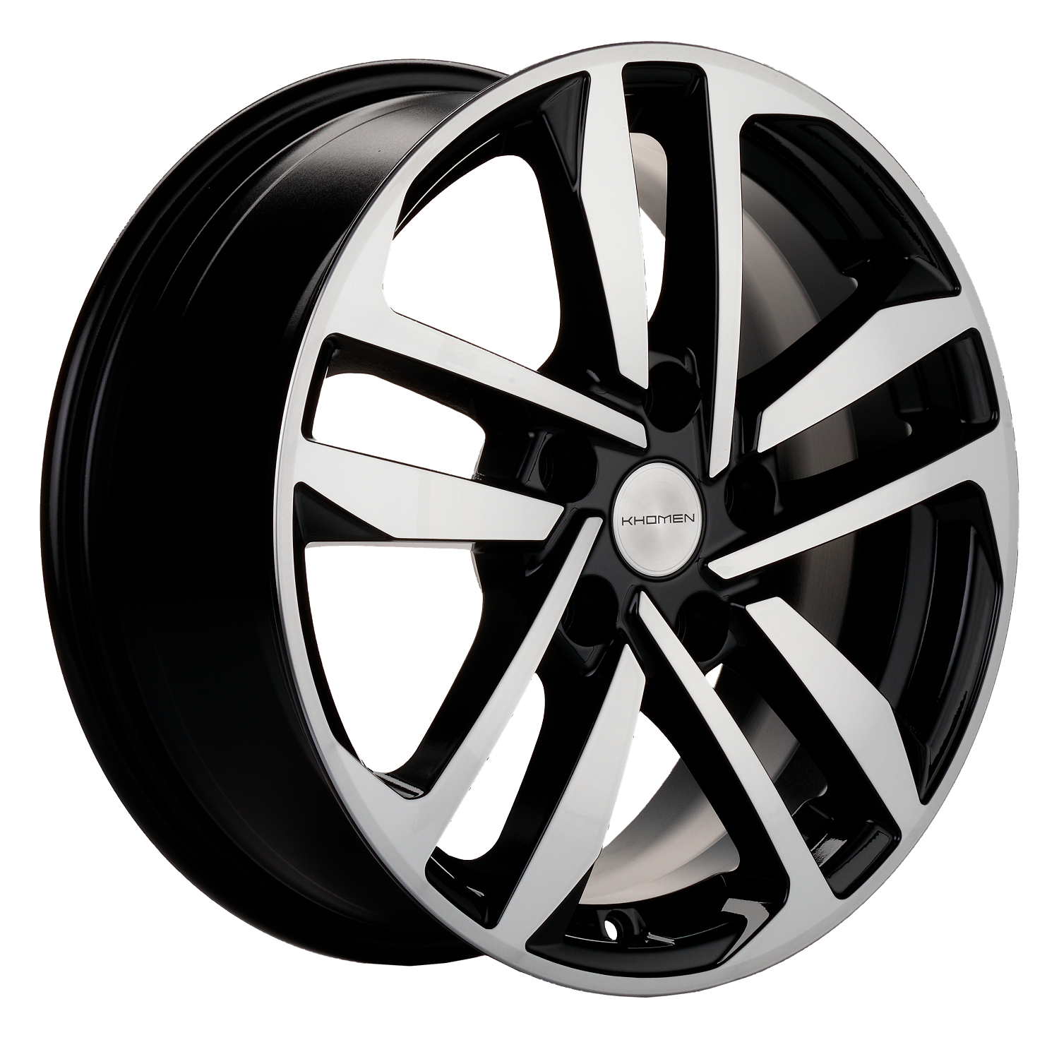 Диск автомобильный Khomen Wheels 1612 Kia Seltos 6,5x16 5x114,3 ET43 67,1 Black-FP