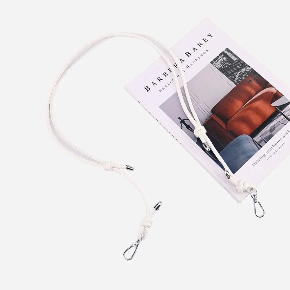 Новый искусственный кожаный плечевой ремень, регулируемый однотонный ремень для сумки, Белый, White