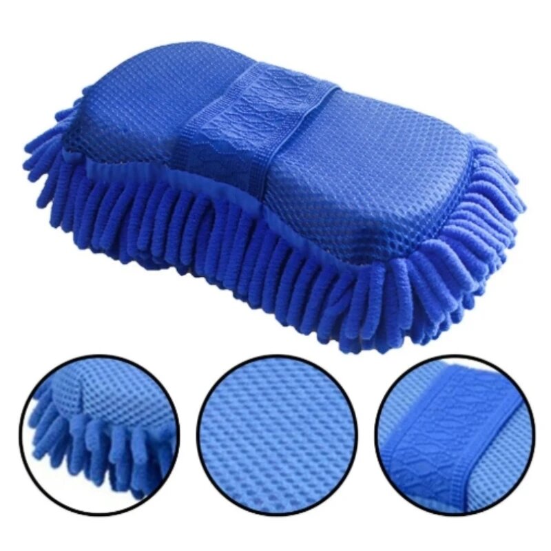 Губка для чистки автомобиля, уход за автомойкой, щетка для мытья, инструмент для чистки, полировка из микрофибры, пыль, мытье полов автомобилей без царапин