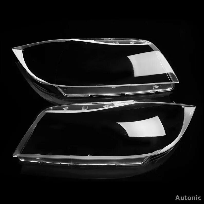 Стекло фары, арт. KT-007/008-E90, 2 шт.