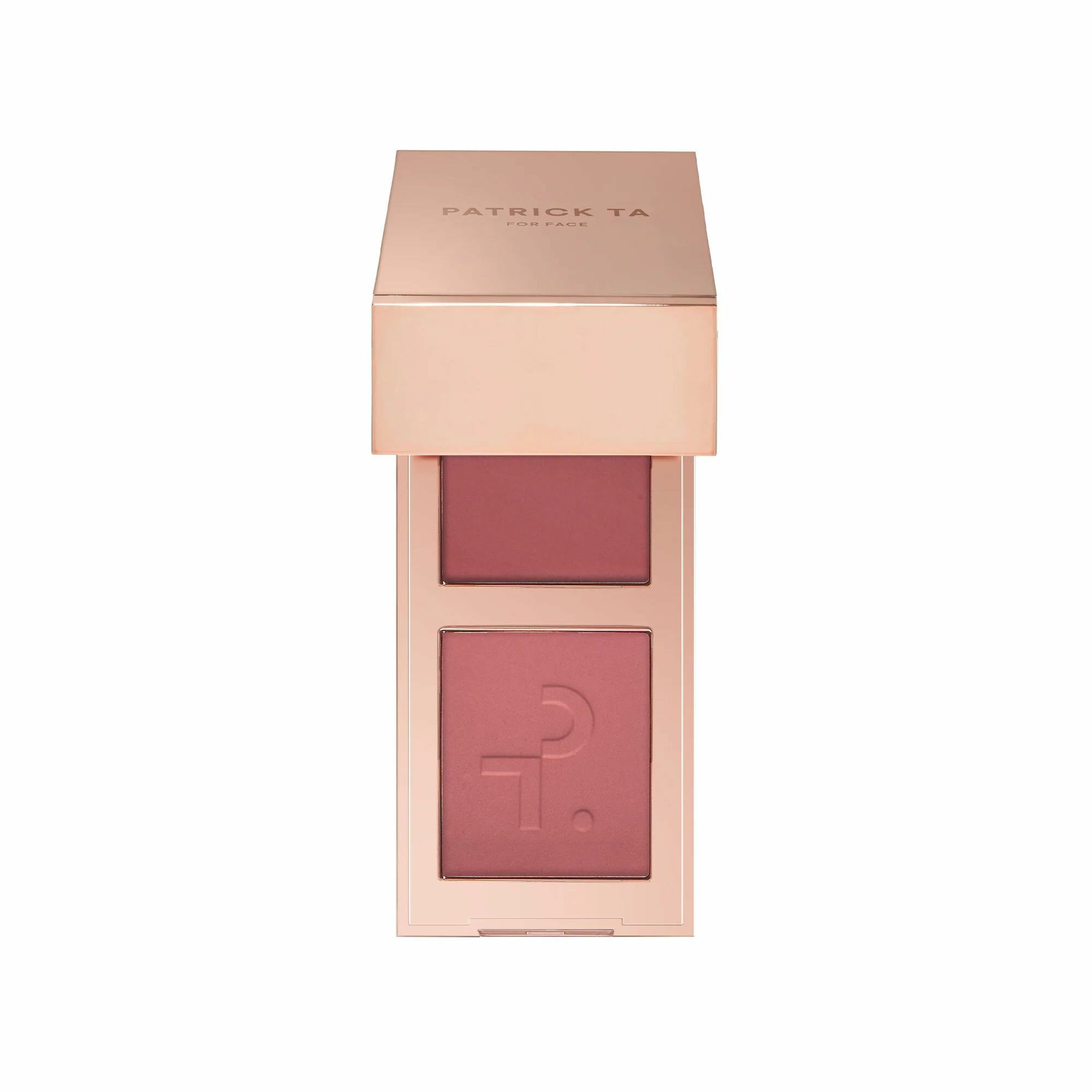 PATRICK TA Палетка румян Mini Headlines Double-Take Creme & Powder Blush (She Goes To The Gym)